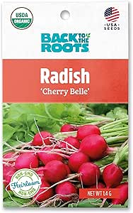 Amazon.com: Back to the Roots - 100% Organic Seed Packet - Radish ...