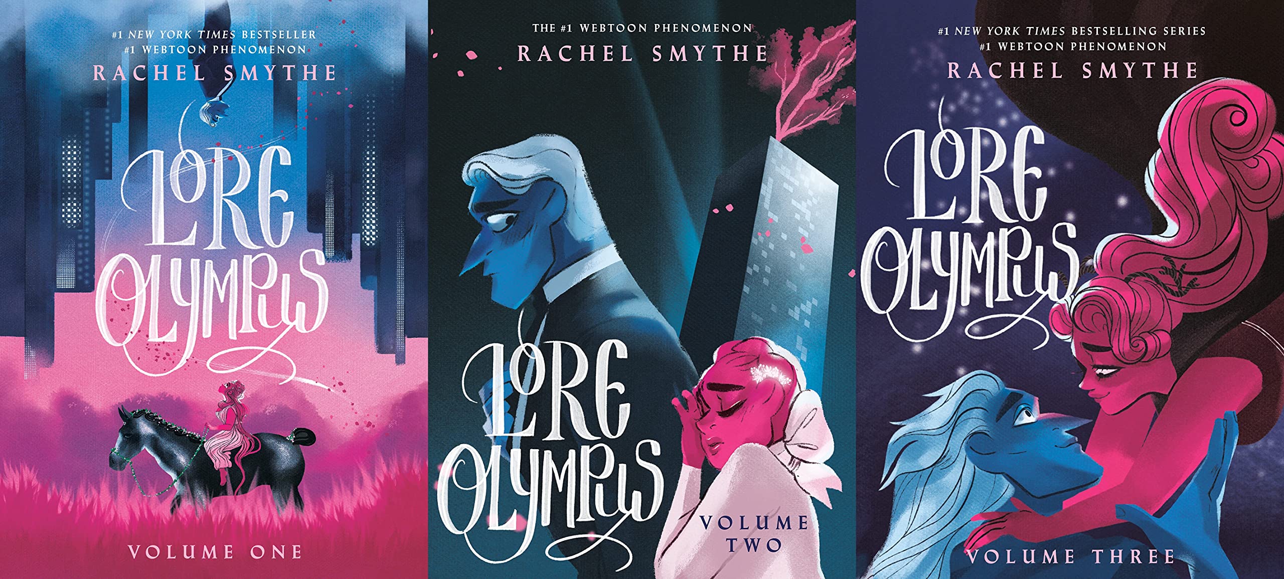 Lore Olympus Collection Set Volumes 1-3 By Rachel Smythe: Rachel Smythe ...