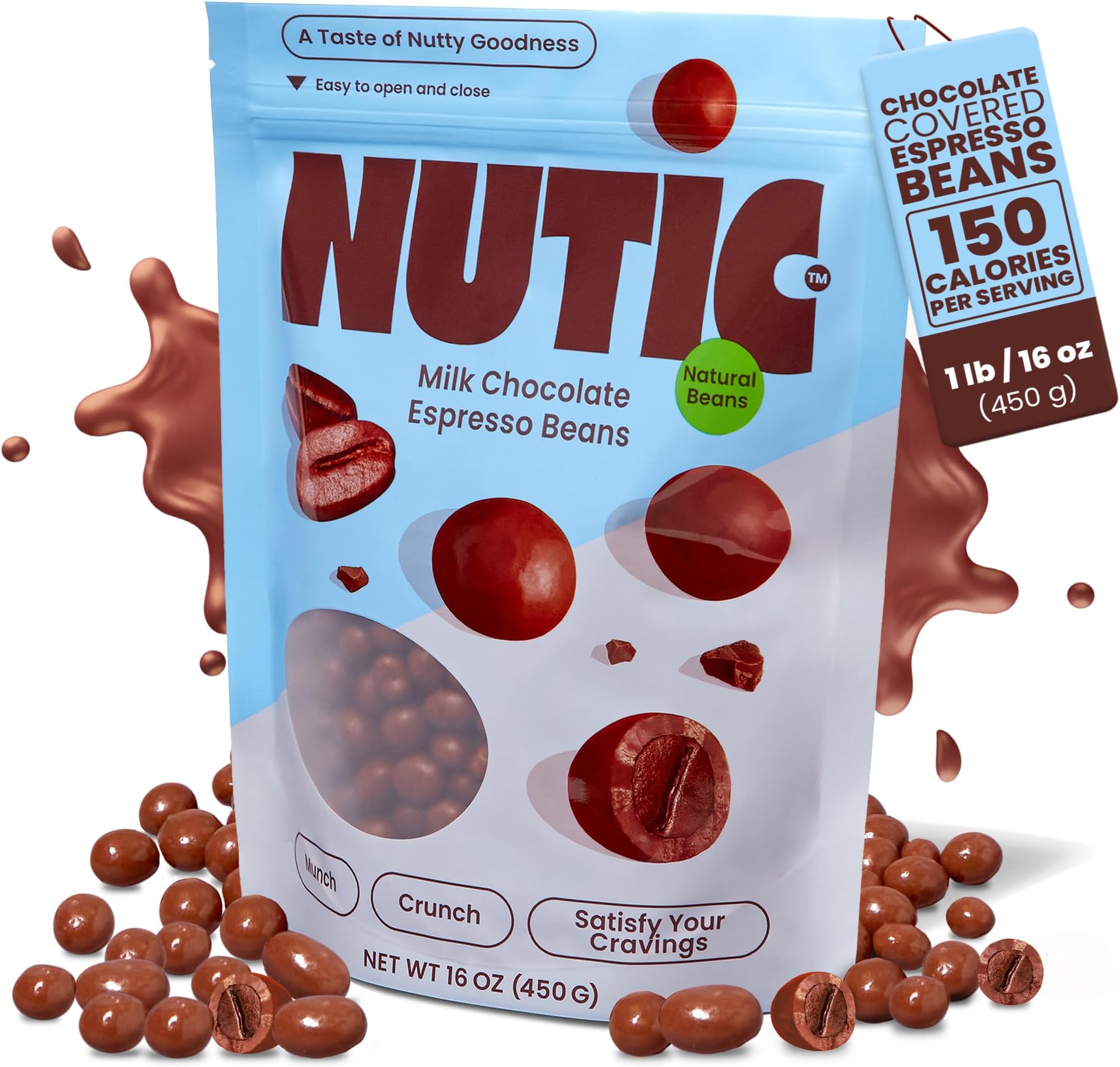 Amazon.com : Dark Chocolate Covered Espresso Beans - by It's Delish, 1 ...