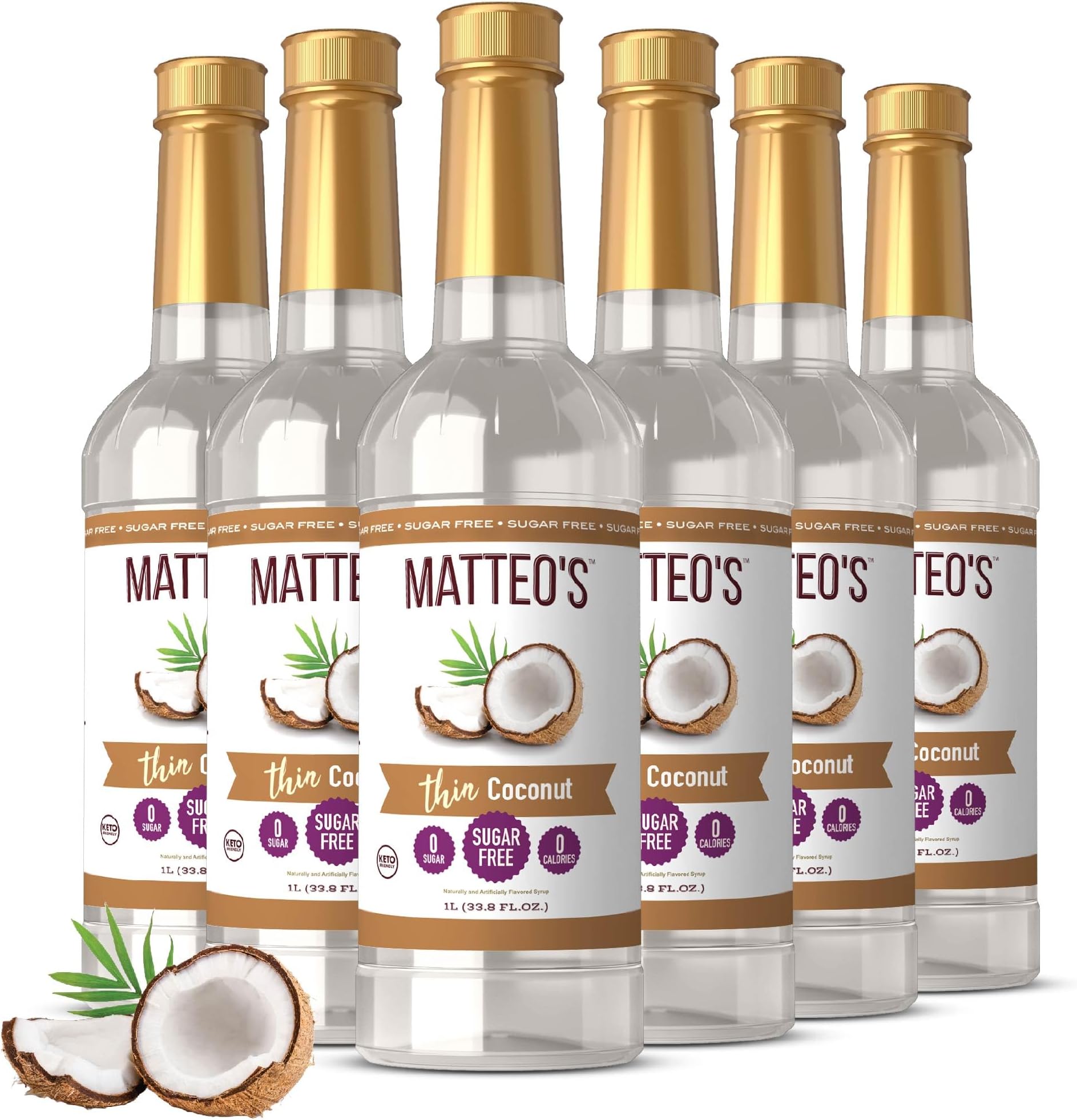 Amazon.com: Matteo's Sugar-Free Fruit Syrup, Sweeteners for all types ...