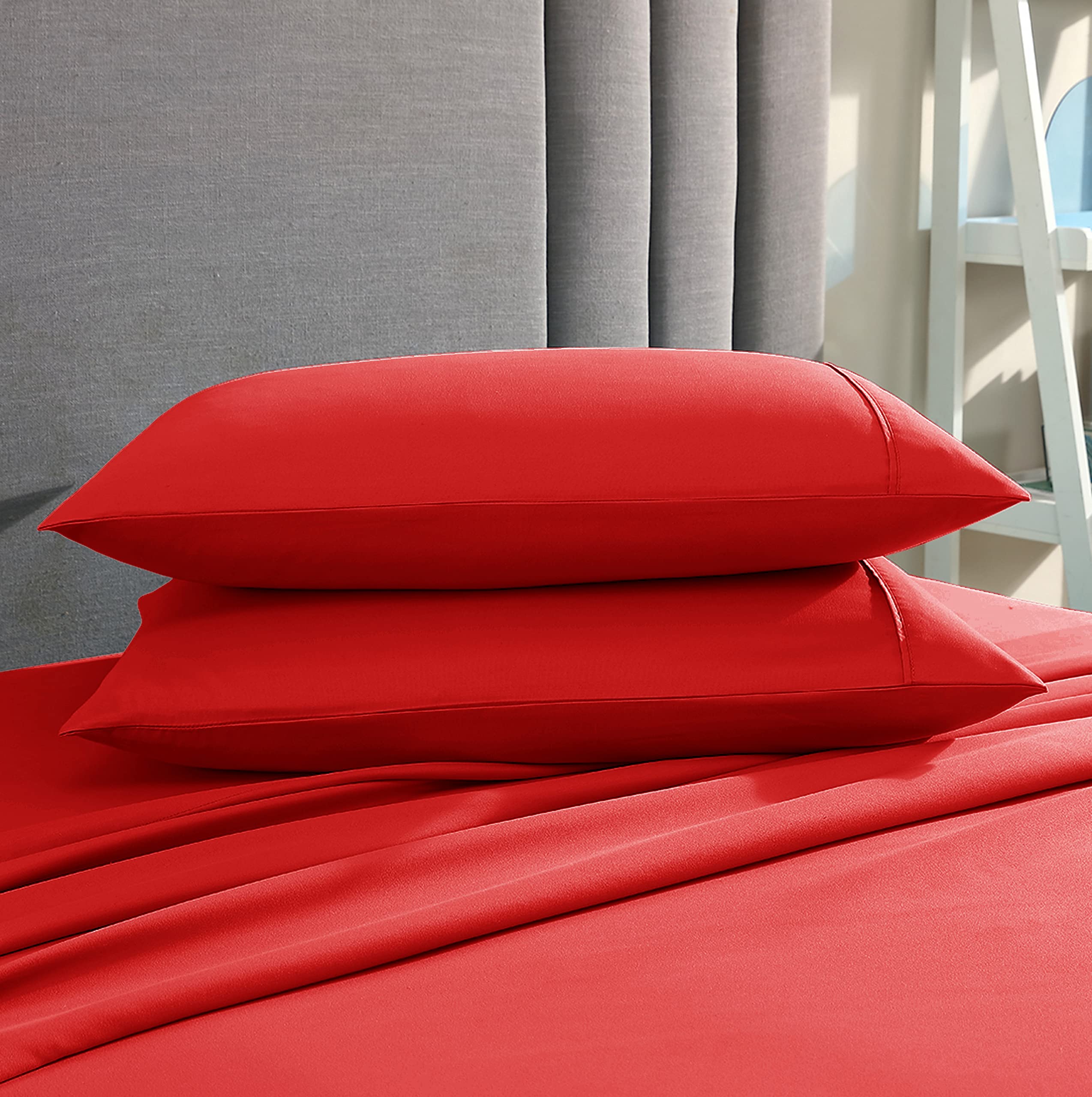 Amazon.com: American Home Collection Pillow Case Set of 2 Double ...