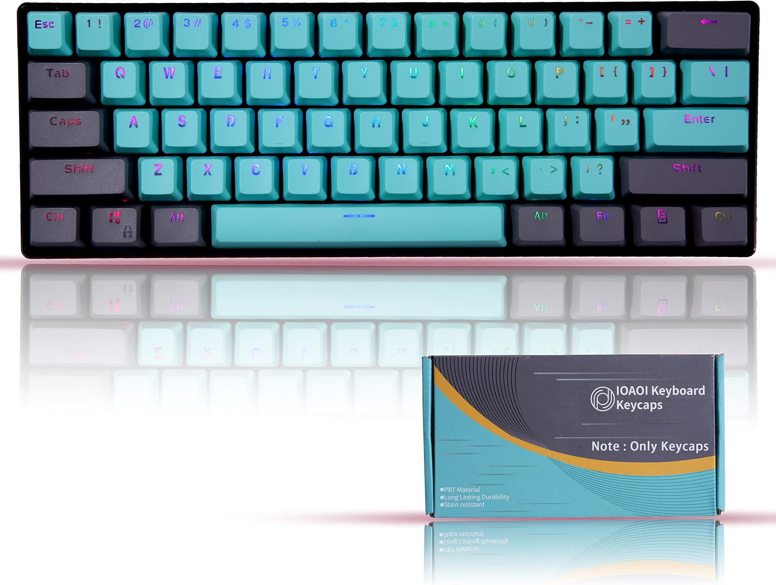 Amazon.com: JOMGBB Keycaps, Mechanical Keyboard Keycaps for GH60 / RK61 ...