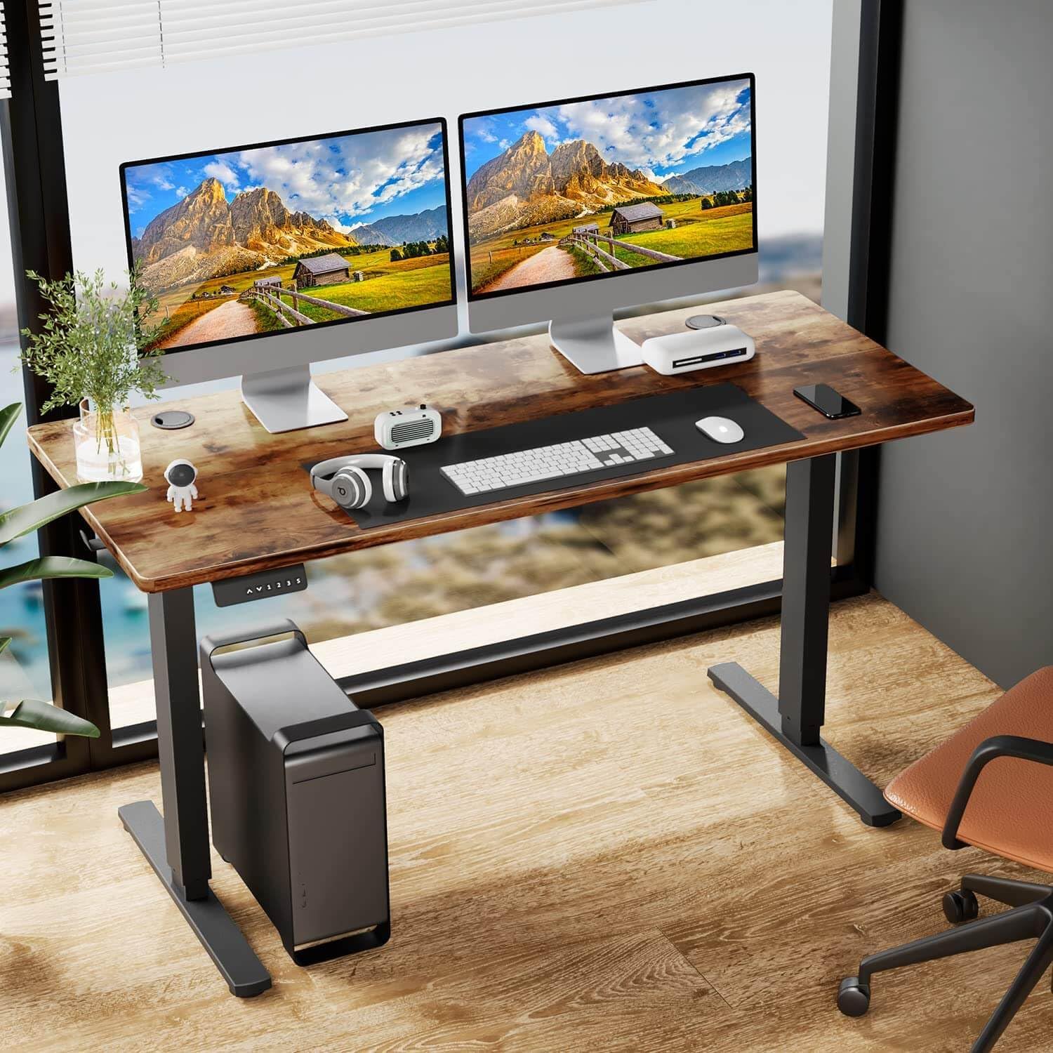 Amazon.com: puraday Computer Desk Study Table Electric Height ...