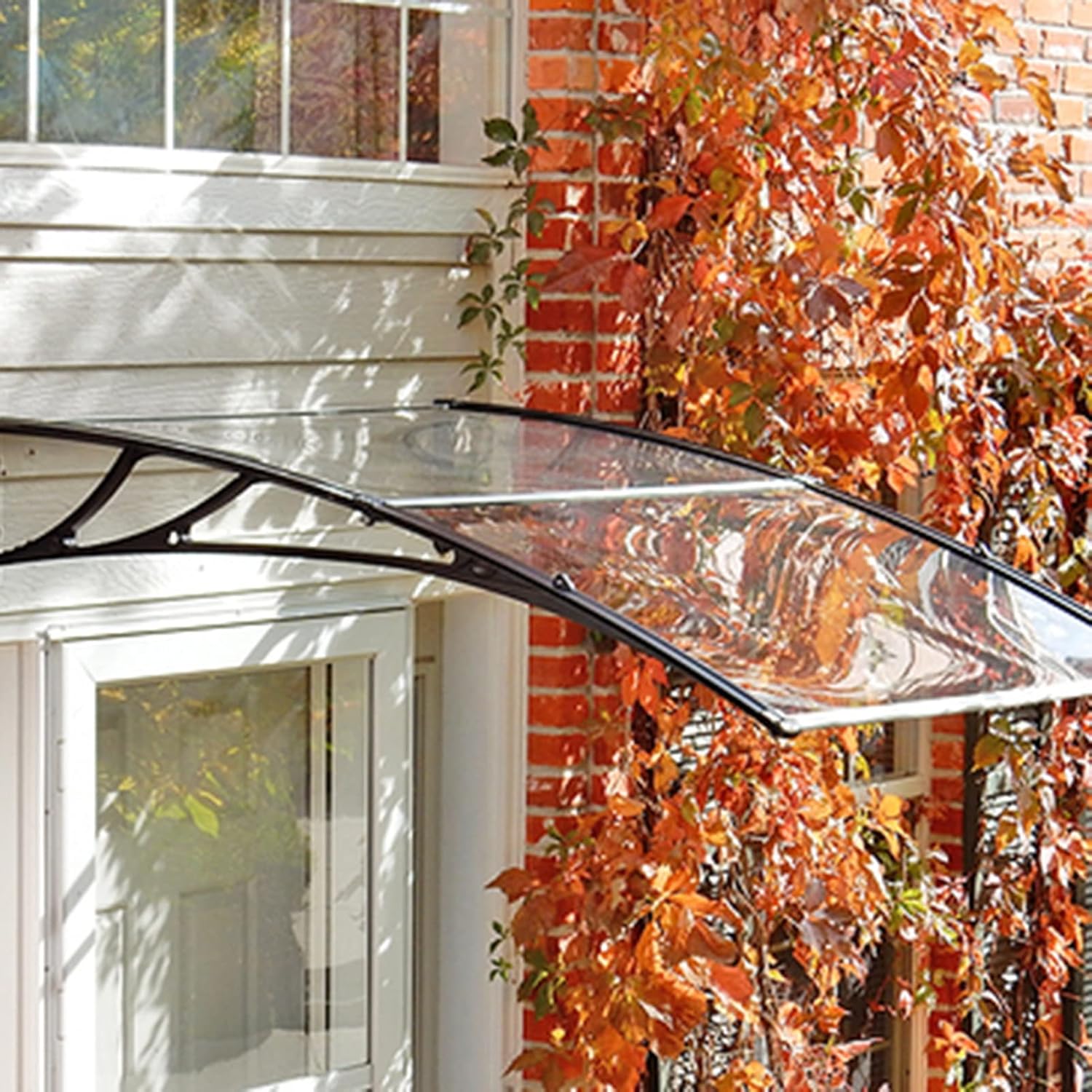 Amazon.com : Sun Shade Shelter Eaves Overhead Canopy UV Rain Snow ...