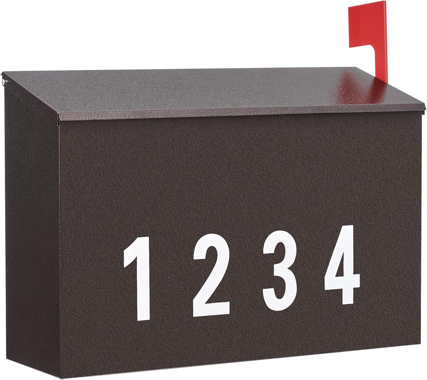 Amazon.com: LAND·VOI Wall-Mount Mailbox with One Flag Kit and Three ...