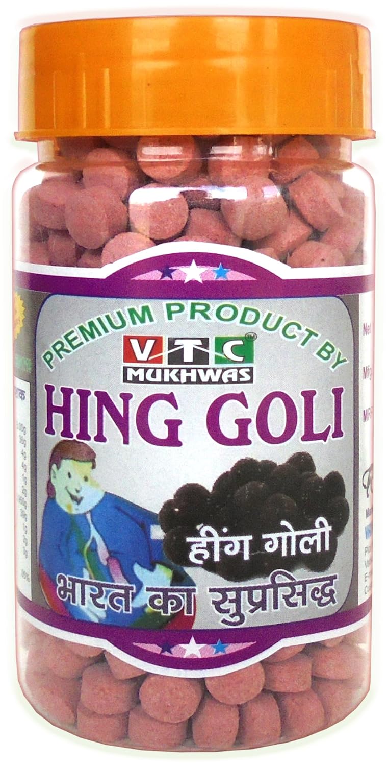 VTC MUKHWAS Aryuvedic Hing Tablet Digestive Hing Goli for Gas Acidity ...