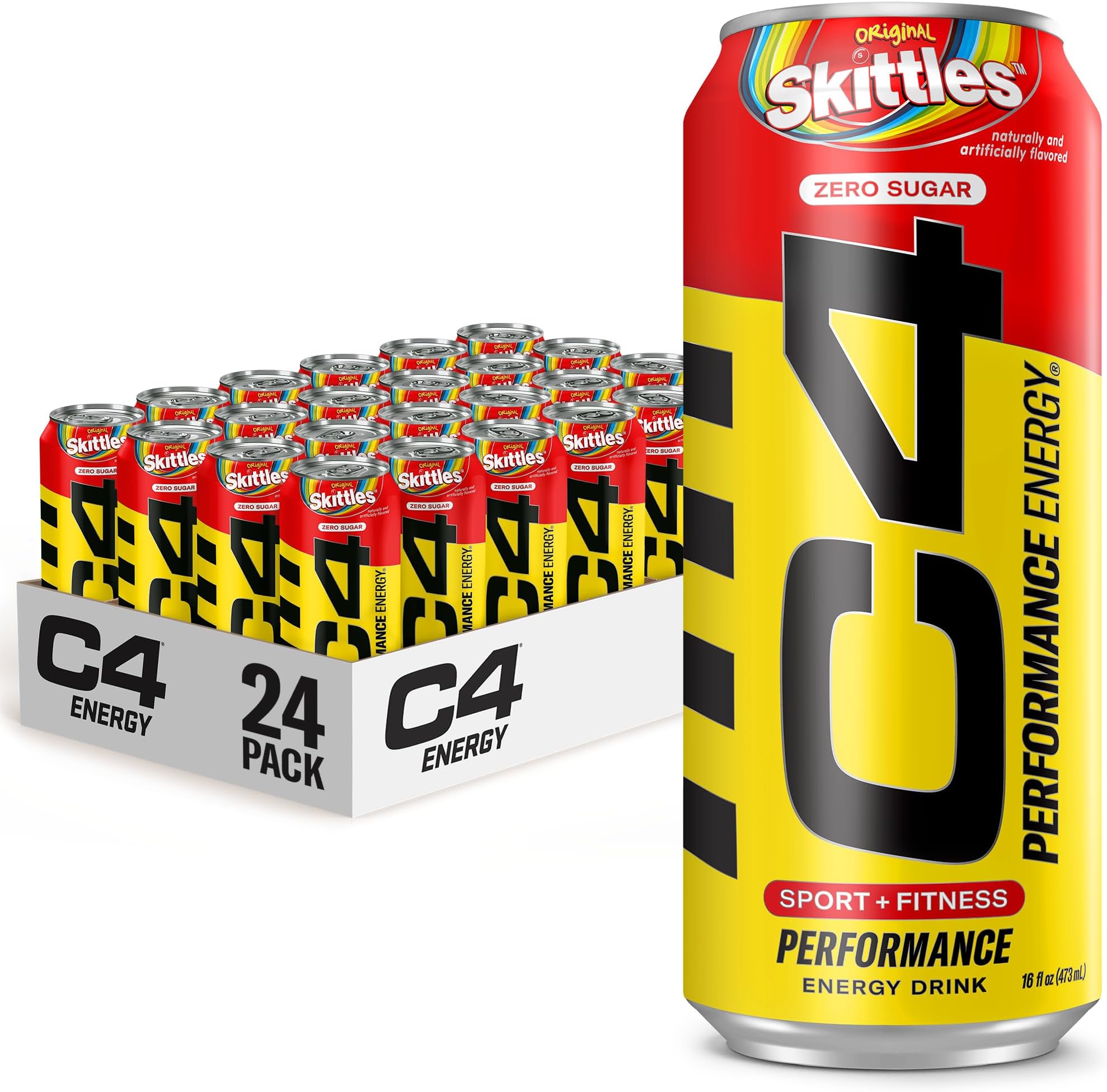 Amazon.com: C4 Energy Drink 16oz (Pack of 24) - Strawberry Watermelon ...