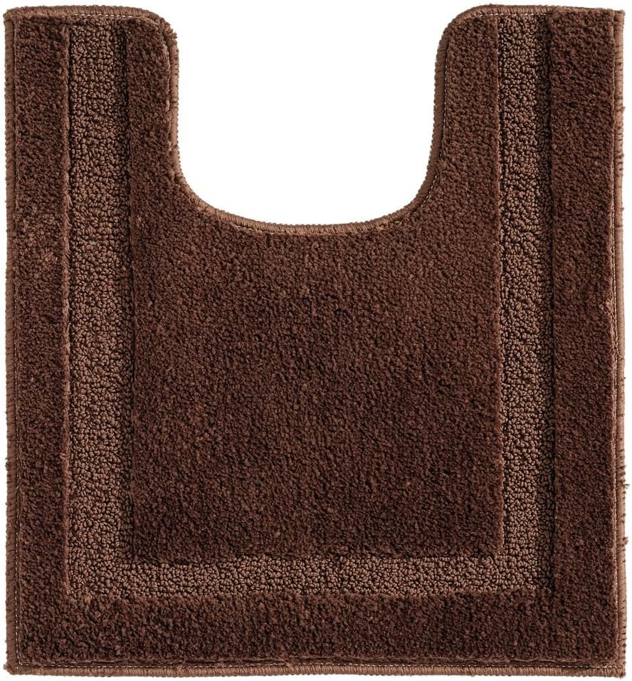 Amazon.com: InterDesign Microfiber Polyester Contour Bathroom Rug ...