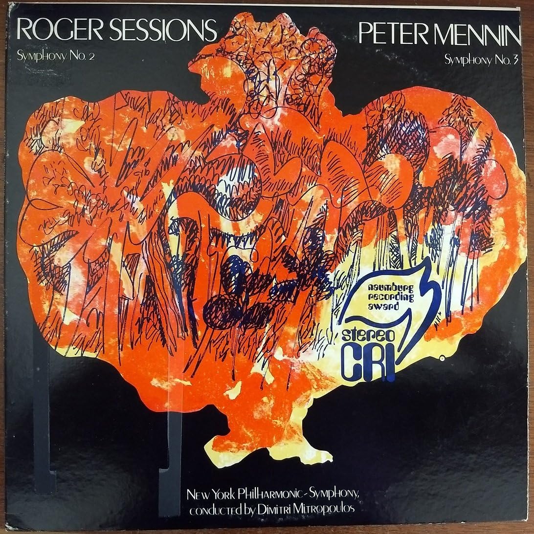 Roger Sessions, Peter Mennin, Mitropoulos, NY Phil - Sessions Symphony ...