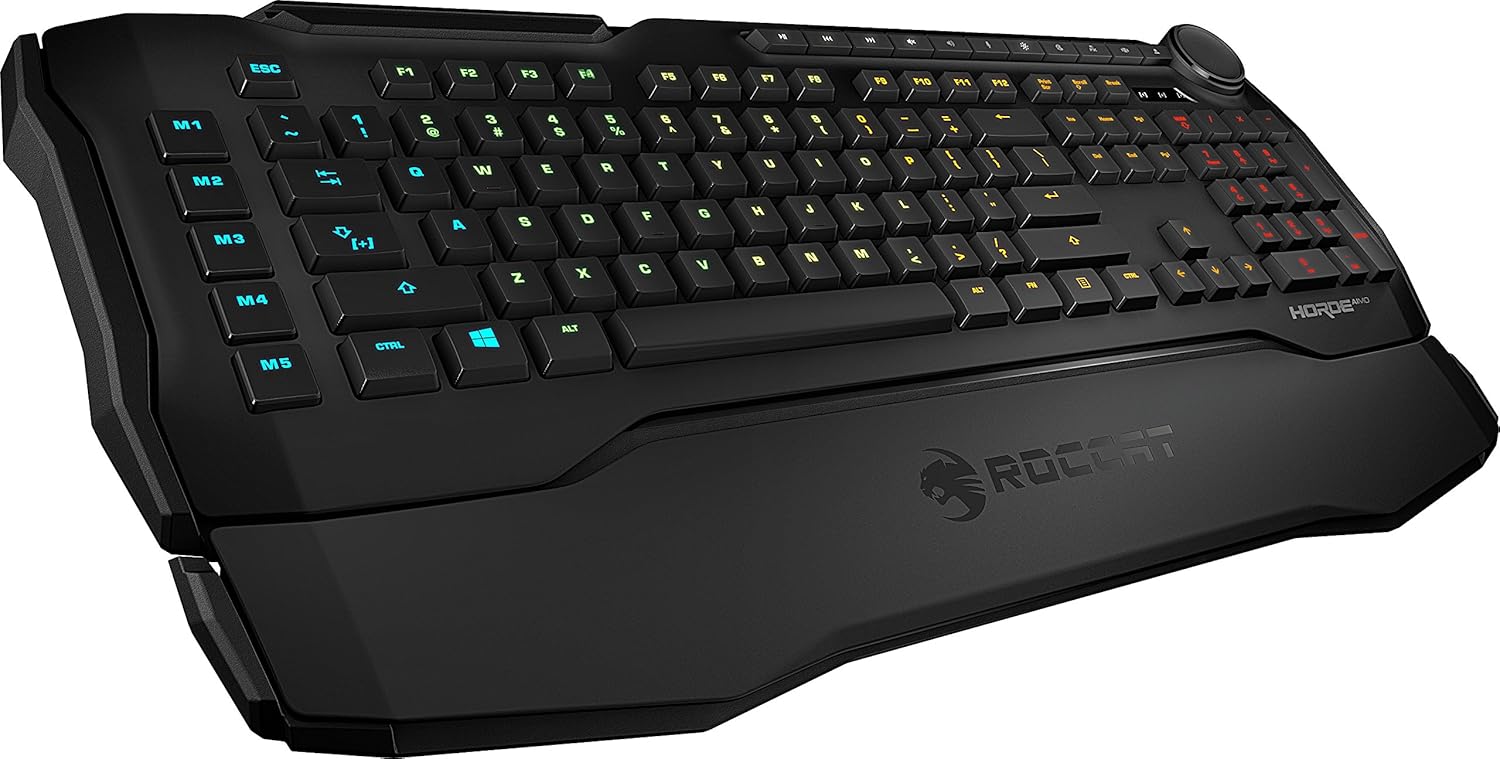 Amazon.com: ROCCAT Horde Aimo - Membranical RGB Gaming Keyboard, Aimo ...