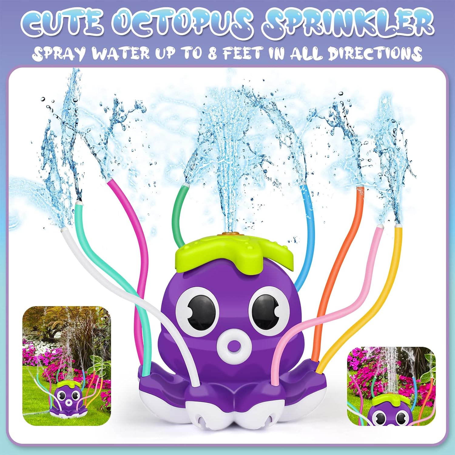 Buy HISTOYE Outdoor Water Spray Sprinklers for Kids Toddlers, Octopus ...