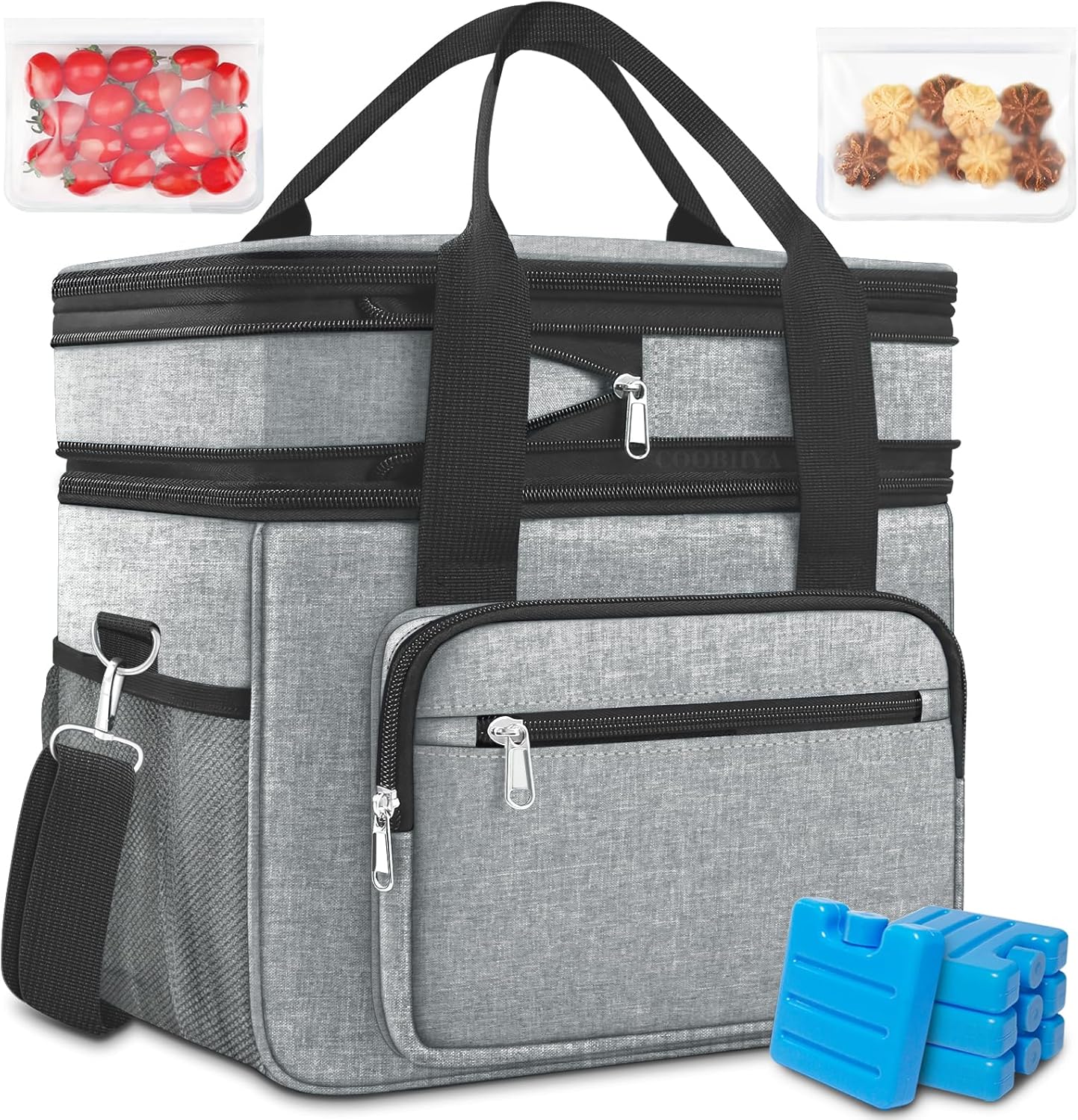 Amazon.com: 23L Extra Large Expandable Insulated Cooler Lunch Box for ...