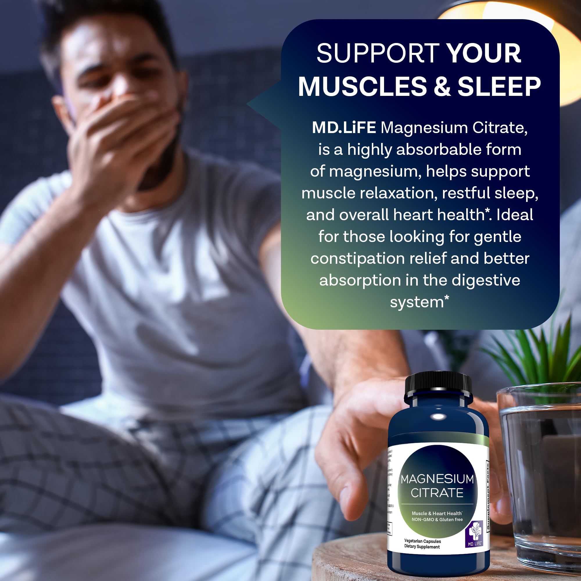 Snapklik.com : MD Life Magnesium Citrate 250 Mg 90 Capsules High ...