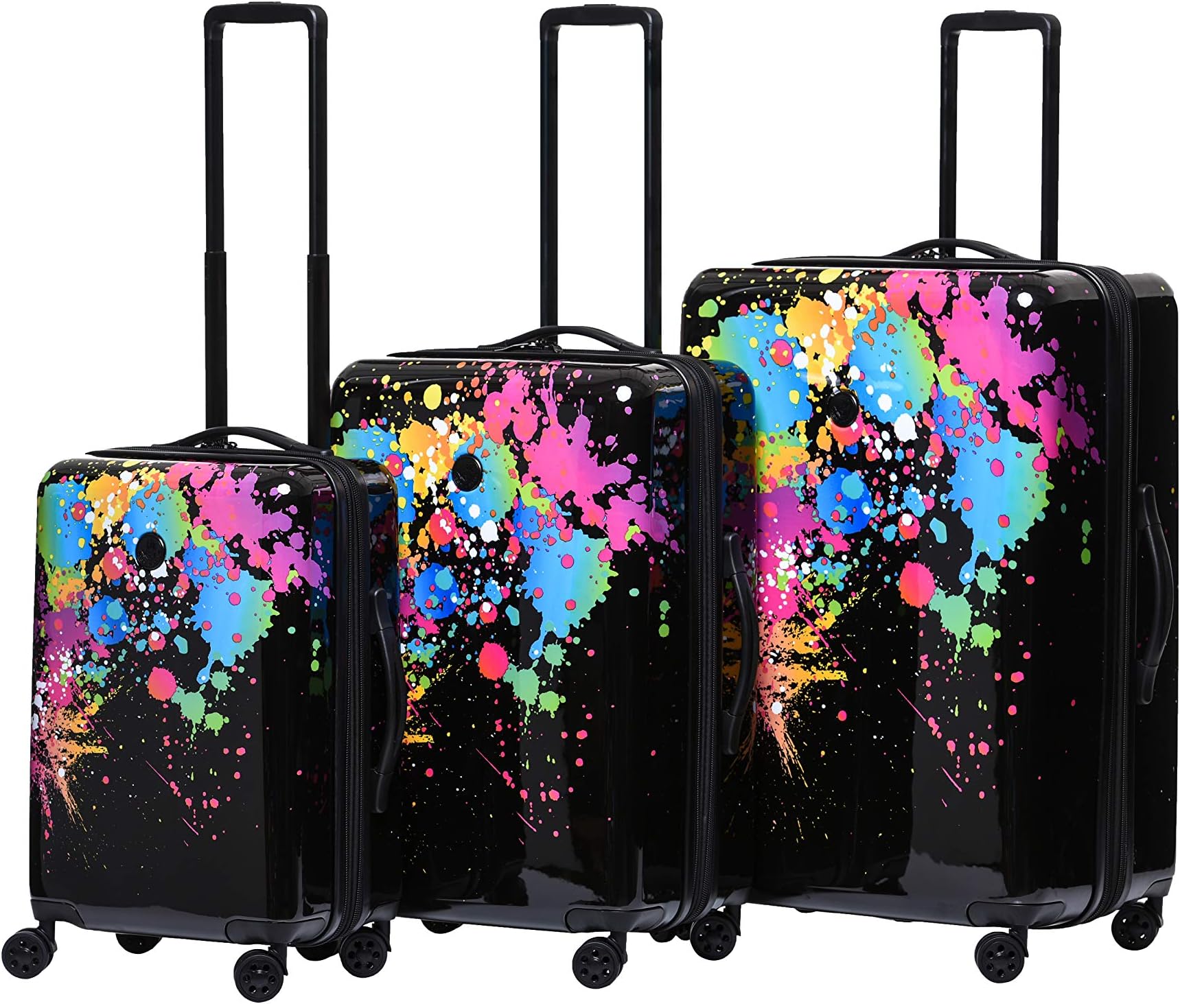 Amazon.com | World Traveler Dejuno Wave Marble Expandable Spinner ...