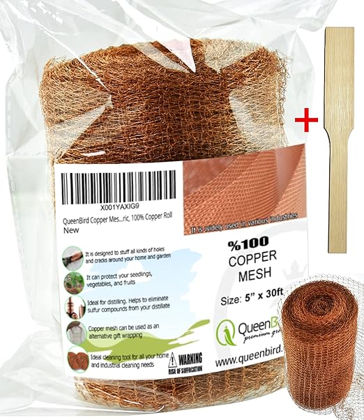 Amazon.com: QueenBird Copper Mesh with Packing Tool - 5" X 30 Feet ...