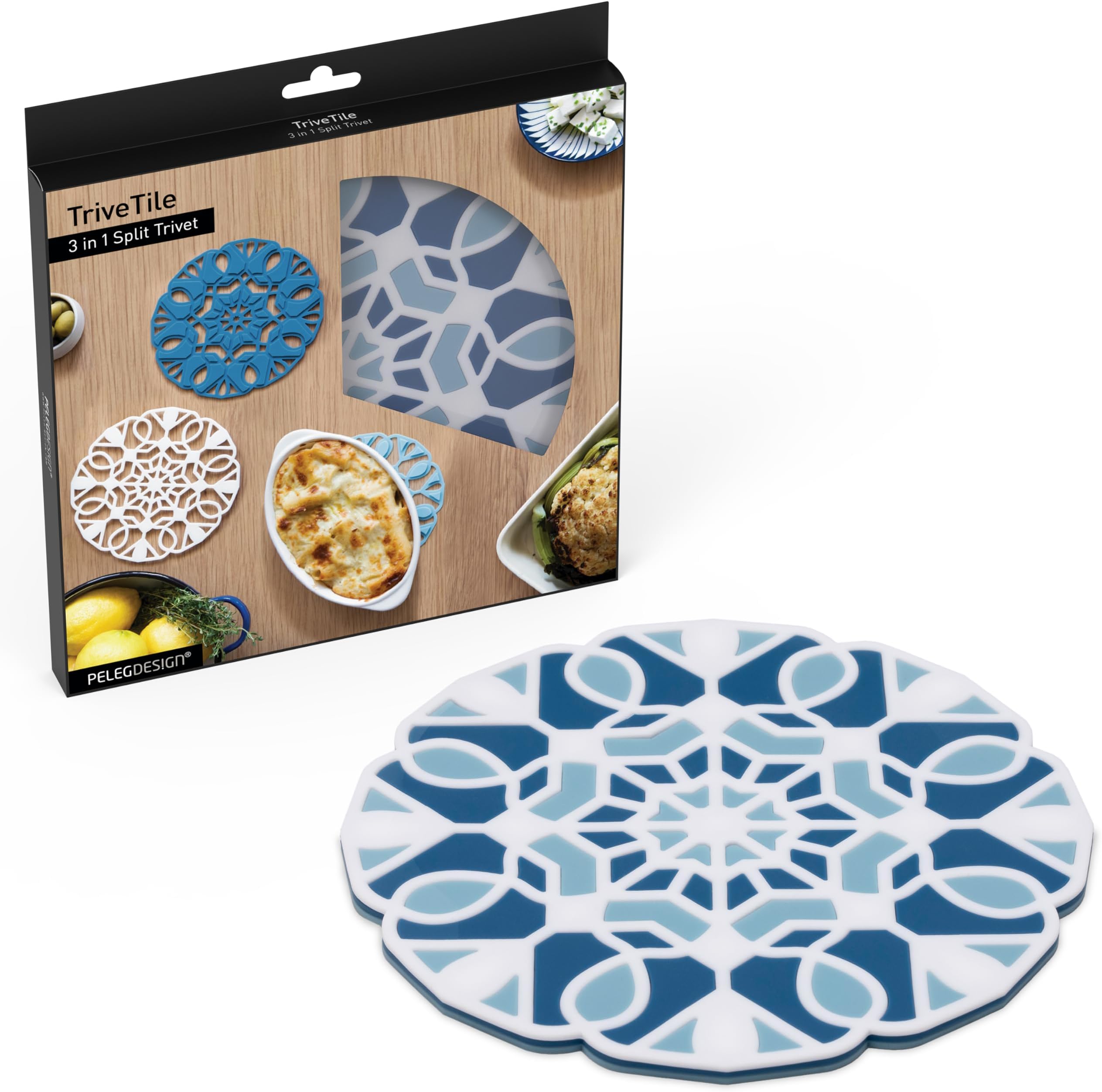 Amazon.com: Peleg Design TriveTile Trivet Set – for Hot Pots and Pans ...