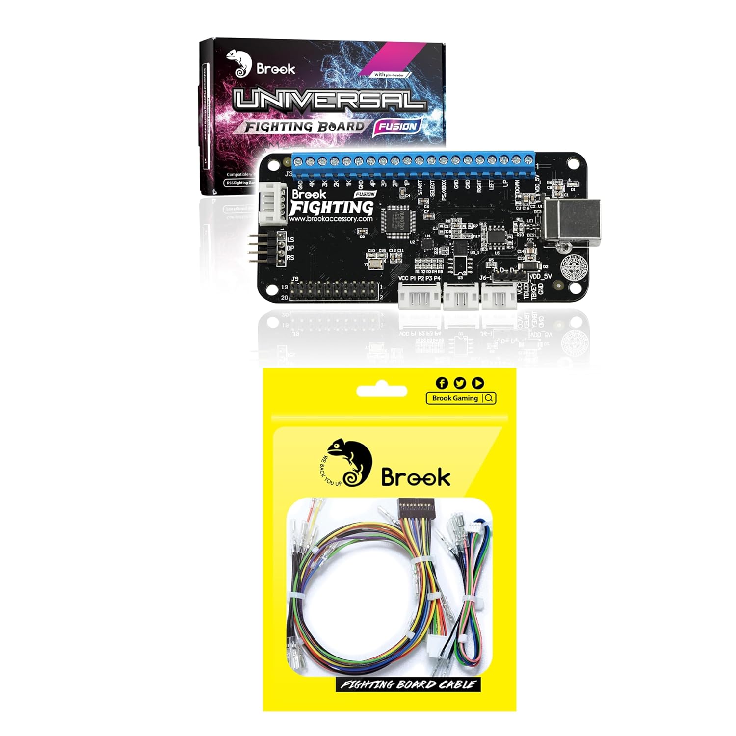 Amazon.com: Brook Universal Fighting Board Fusion with a Sticker ...