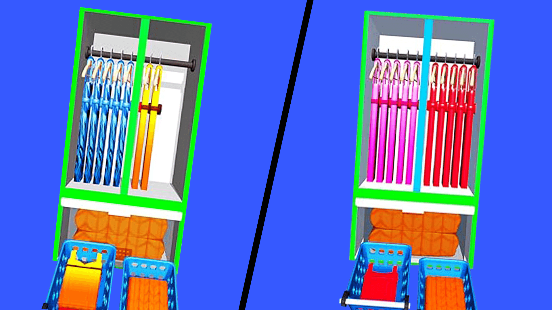 Closet Organizing Sort Puzzle Master: Wardrobe Organizer Sorting Clothes Filling Cabinet ASMR ...