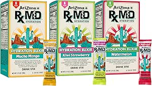 Amazon.com: AriZona Rx MD Hydration Stix Variety Bundle, 6 Stix per ...