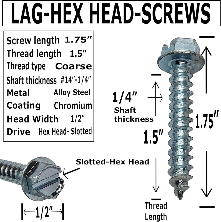 Lag Bolt Sizes Specifications AFT Fasteners 43 OFF