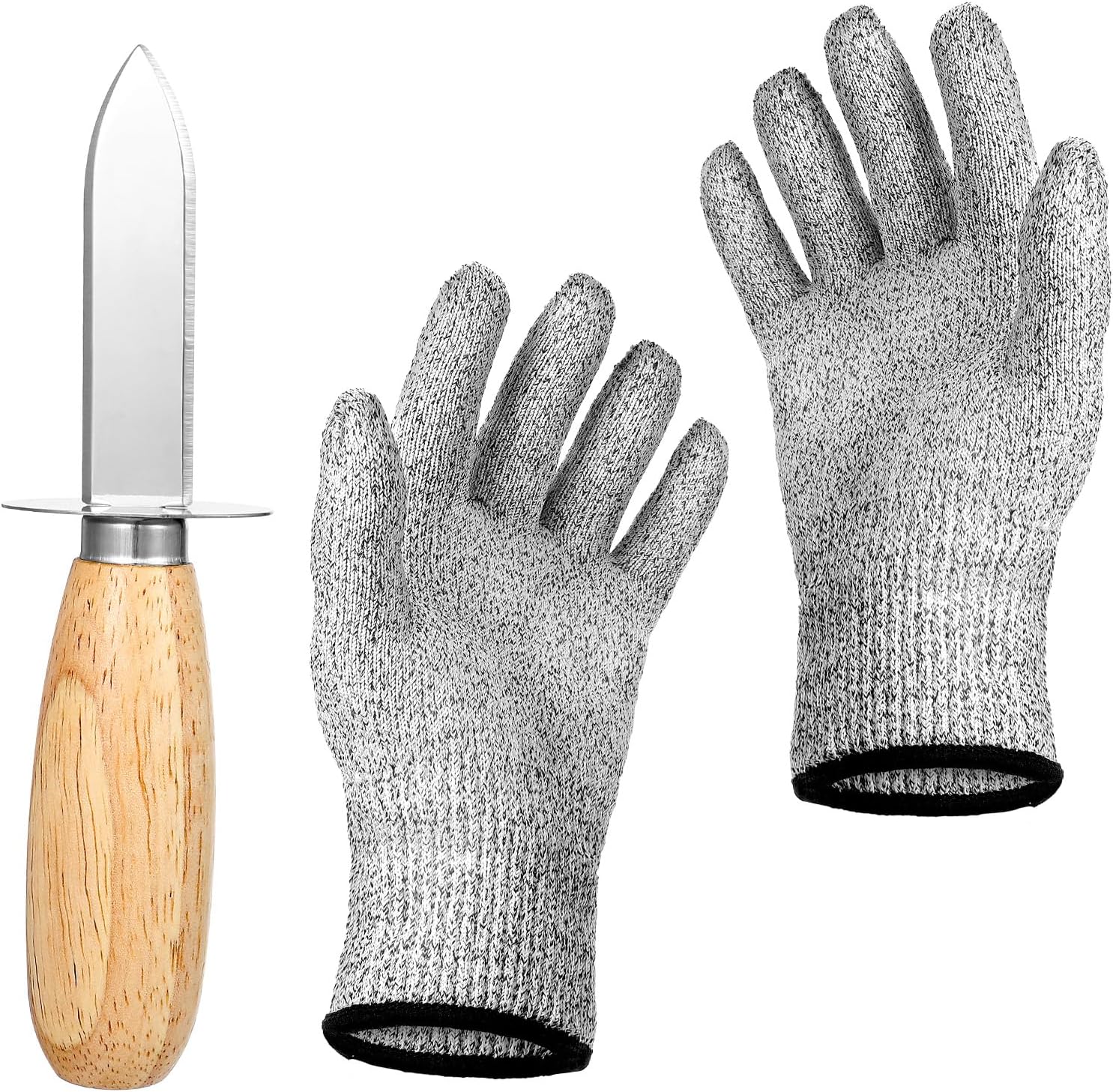 Amazon.com: Oyster Shucking Knife Set, Stainless Steel Oyster Shucker ...