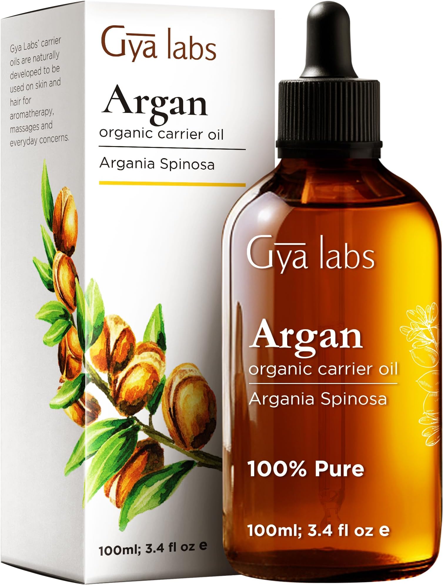 Amazon.com: Cliganic Organic Argan Oil, 100% Pure - for Hair, Face ...