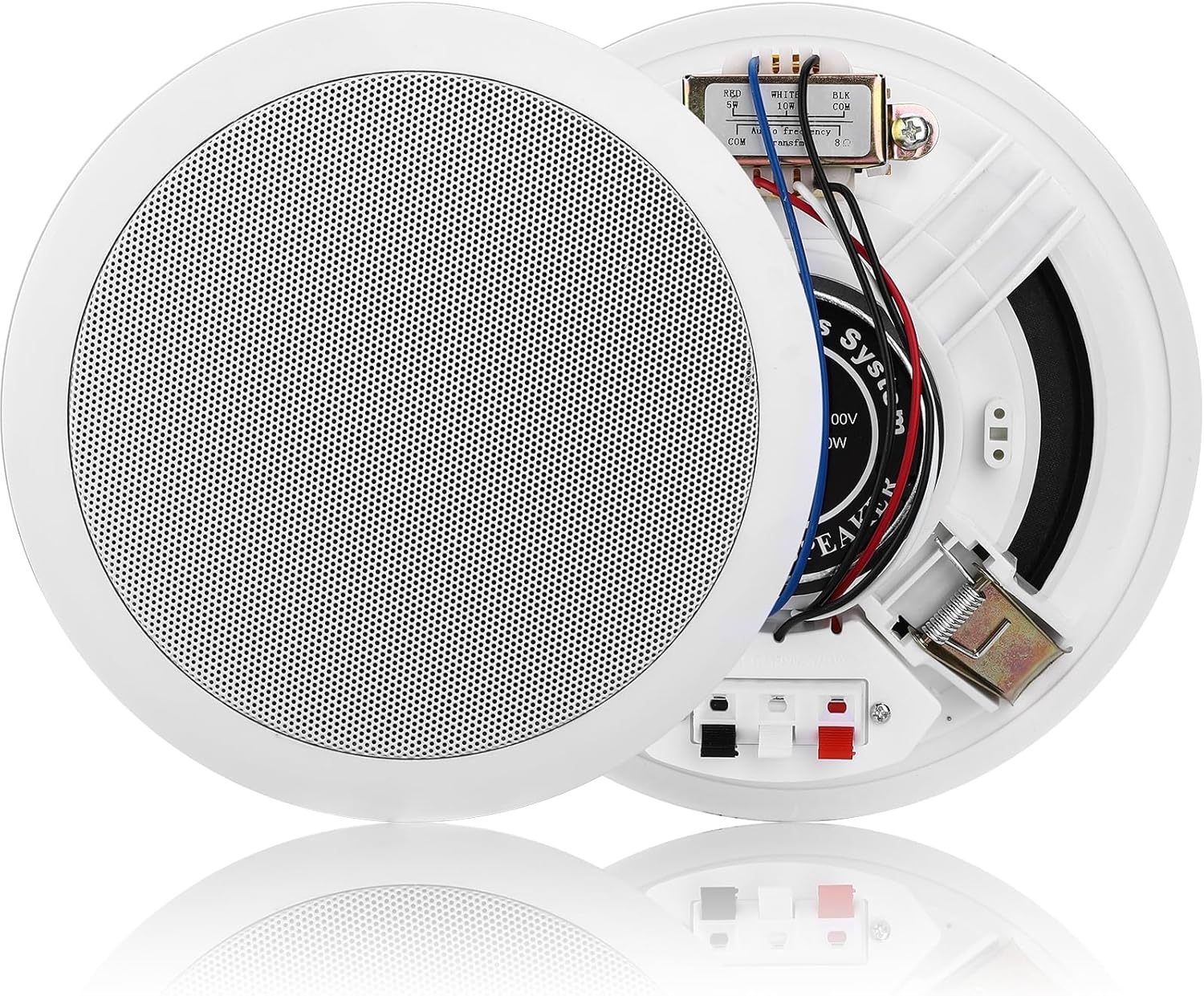 Amazon.com: Facmogu 6.5 Inch Passive Ceiling Speakers, 100V Ceiling ...