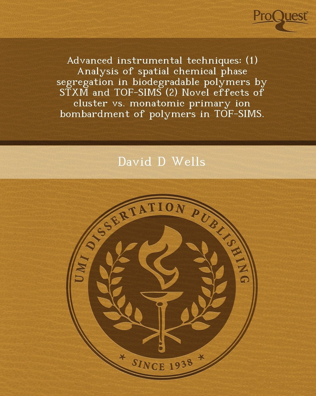 Advanced Instrumental Techniques 1 Analysis Of Spatial Chemical Phase ...