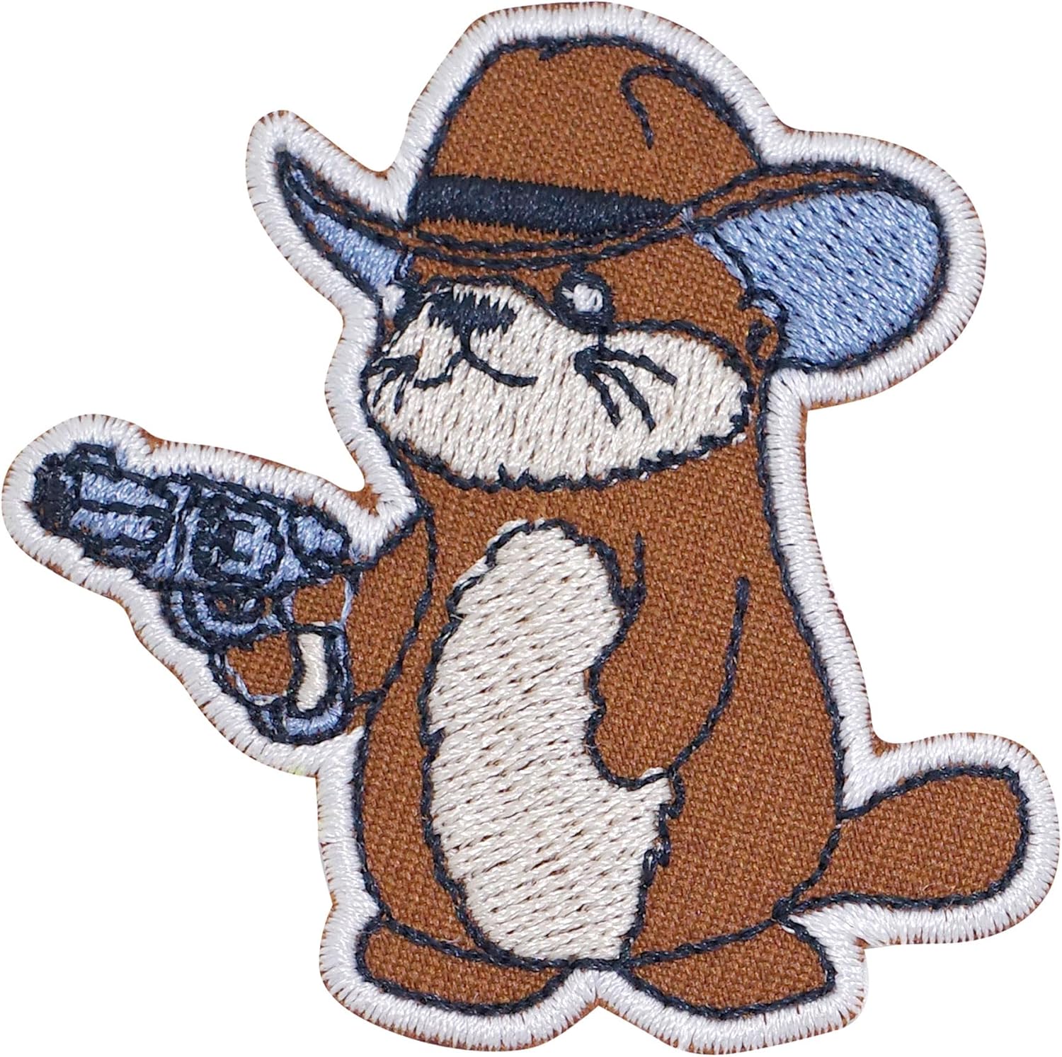 Amazon.com: pipomama Otter Cowboy Iron On Patches for Clothing ...