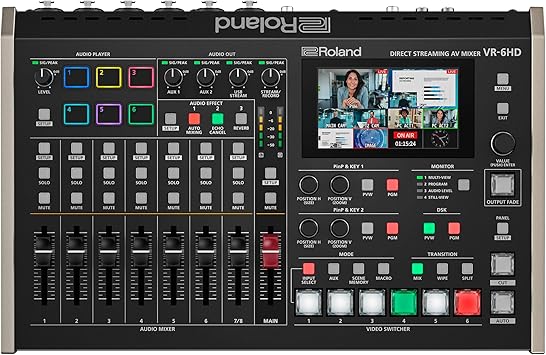 Amazon.com: Roland VR-6HD | Ultra-compact Audio/Video Mixer with Direct ...