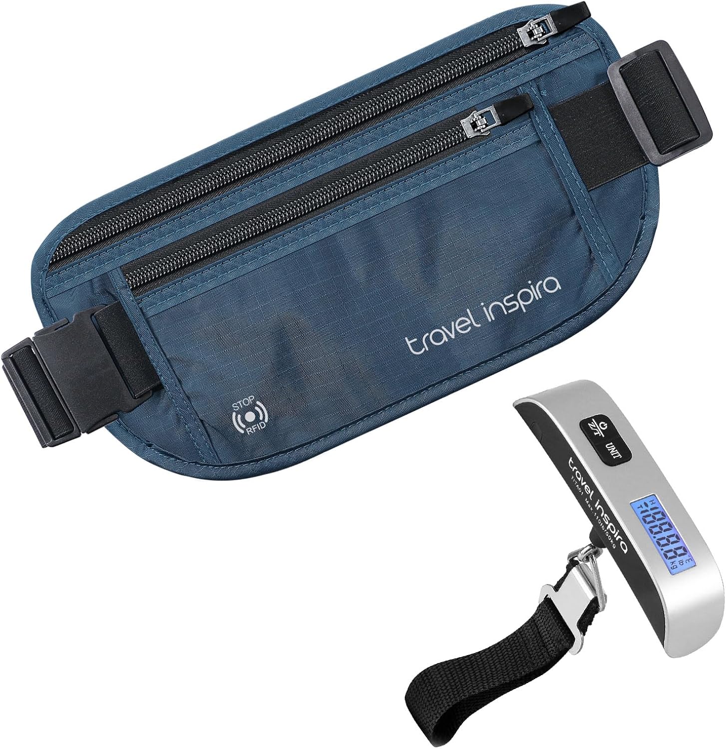 Amazon.com | travel inspira RFID Blocking Travel Money Belt with Anti ...