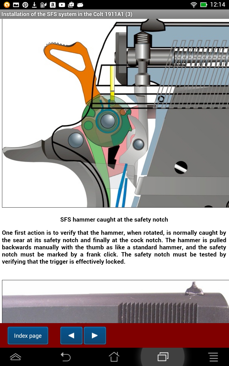 SFS (Safety Fast Shooting) device for Colt pistols - App on Amazon Appstore
