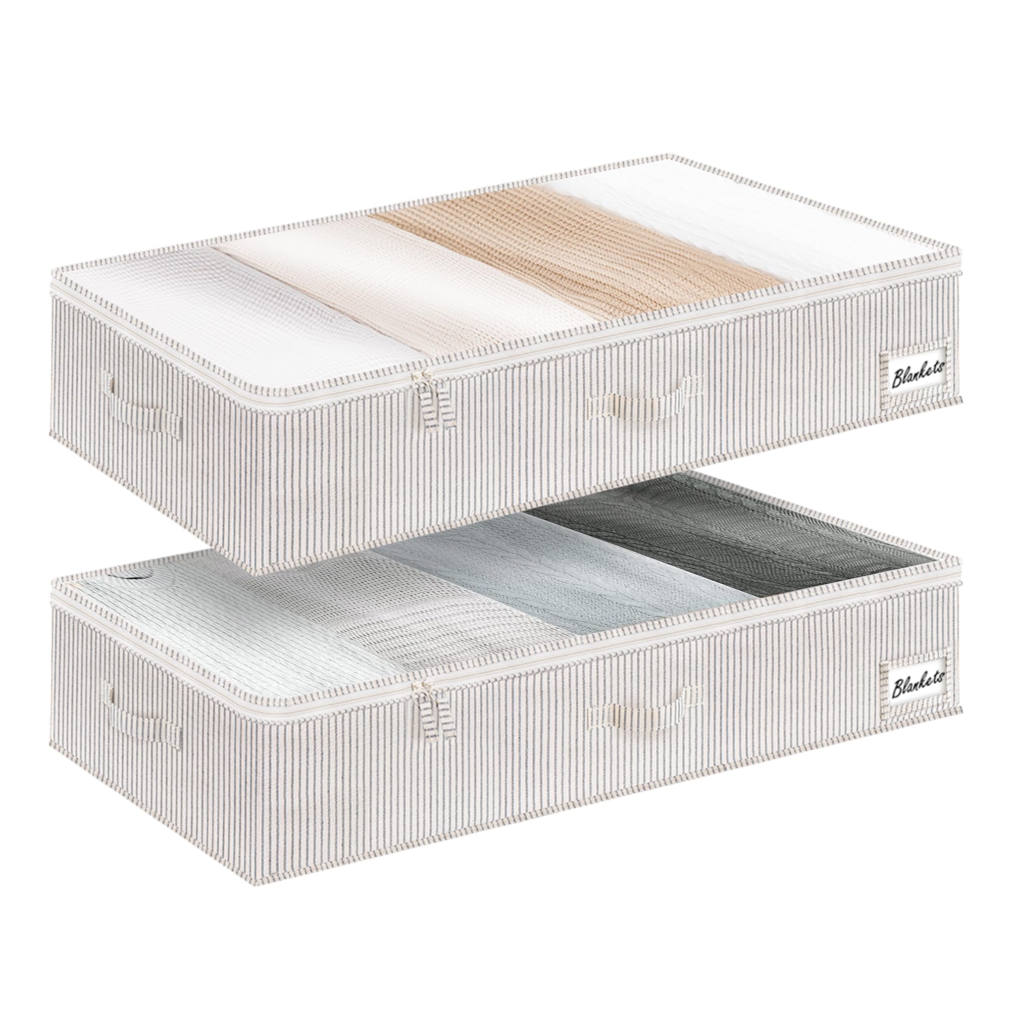 Amazon.com: StorageWorks Underbed Storage Box with Clear Window and ...