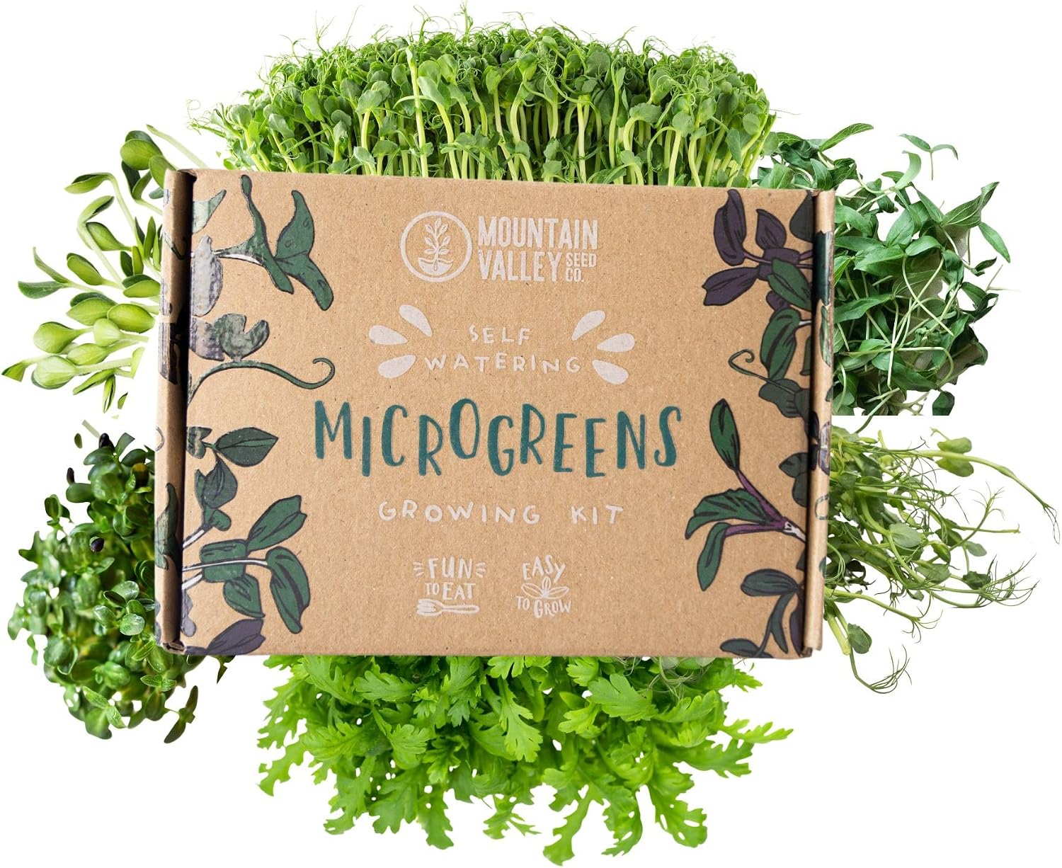Amazon.com : Organic Indoor Microgreens Growing Kit - Grow Purple ...