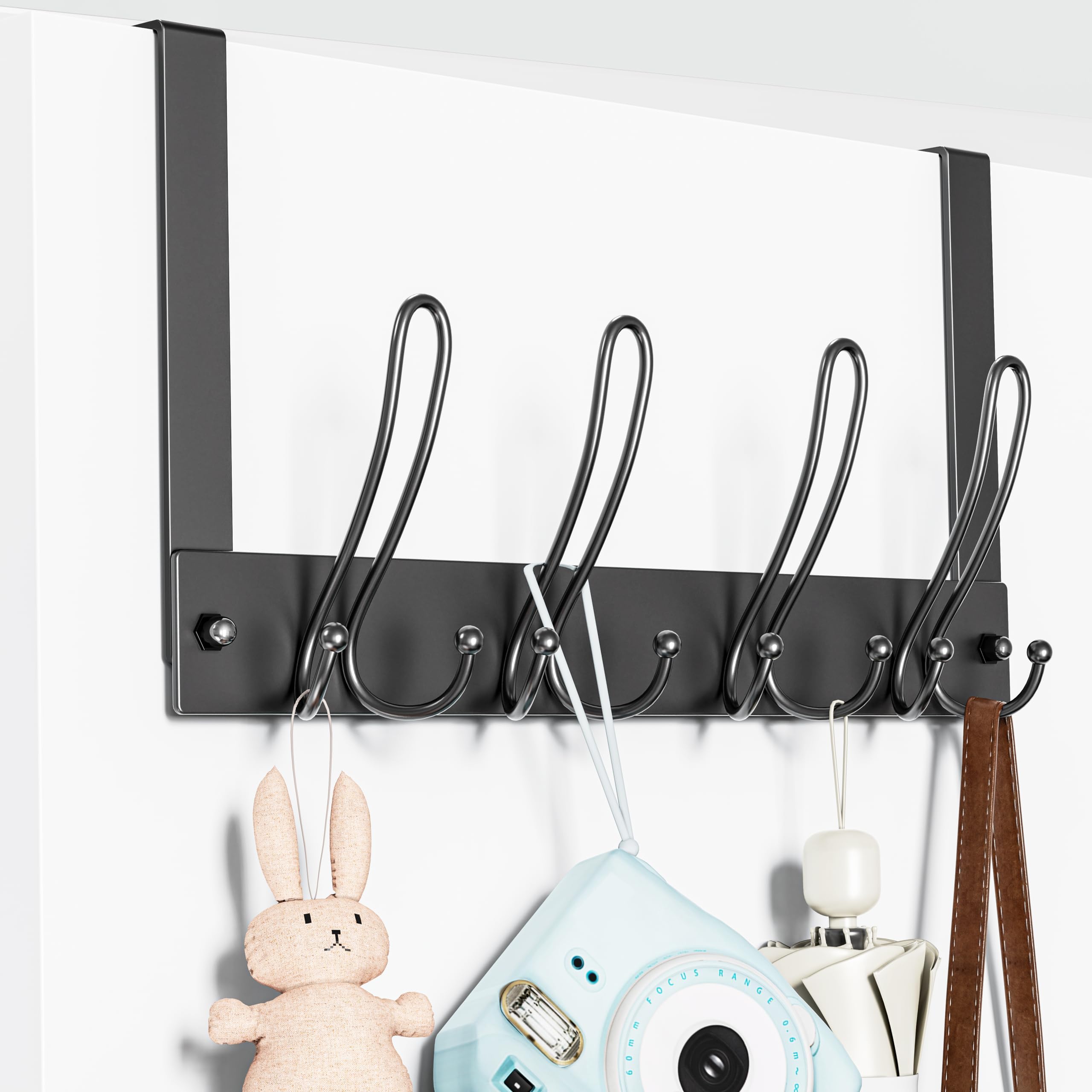 Niffgaff Over Door Hanger Hooks - 3 in 1 Over Door Hook for Hanging ...