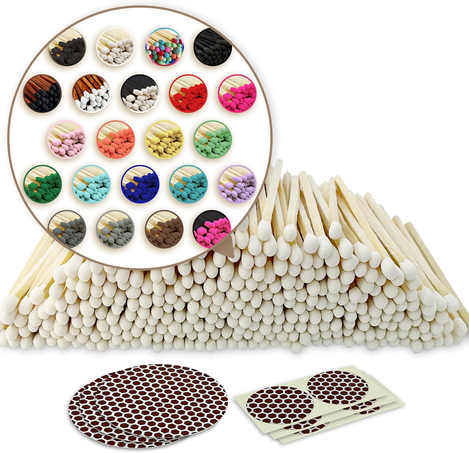 Amazon.com: 2" Choose Your Colors Safety Matches | Set of 300+ Bulk ...