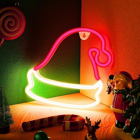 Amazon.com : Christmas Neon Sign Dimmable Christmas Neon Sign Neon ...