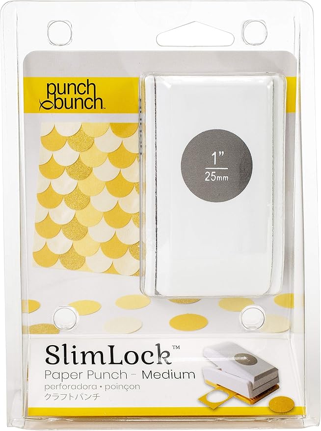 Amazon.com: Punch Bunch SL2-CIRCL SlimLock Medium Punch-Circle 1"X1"