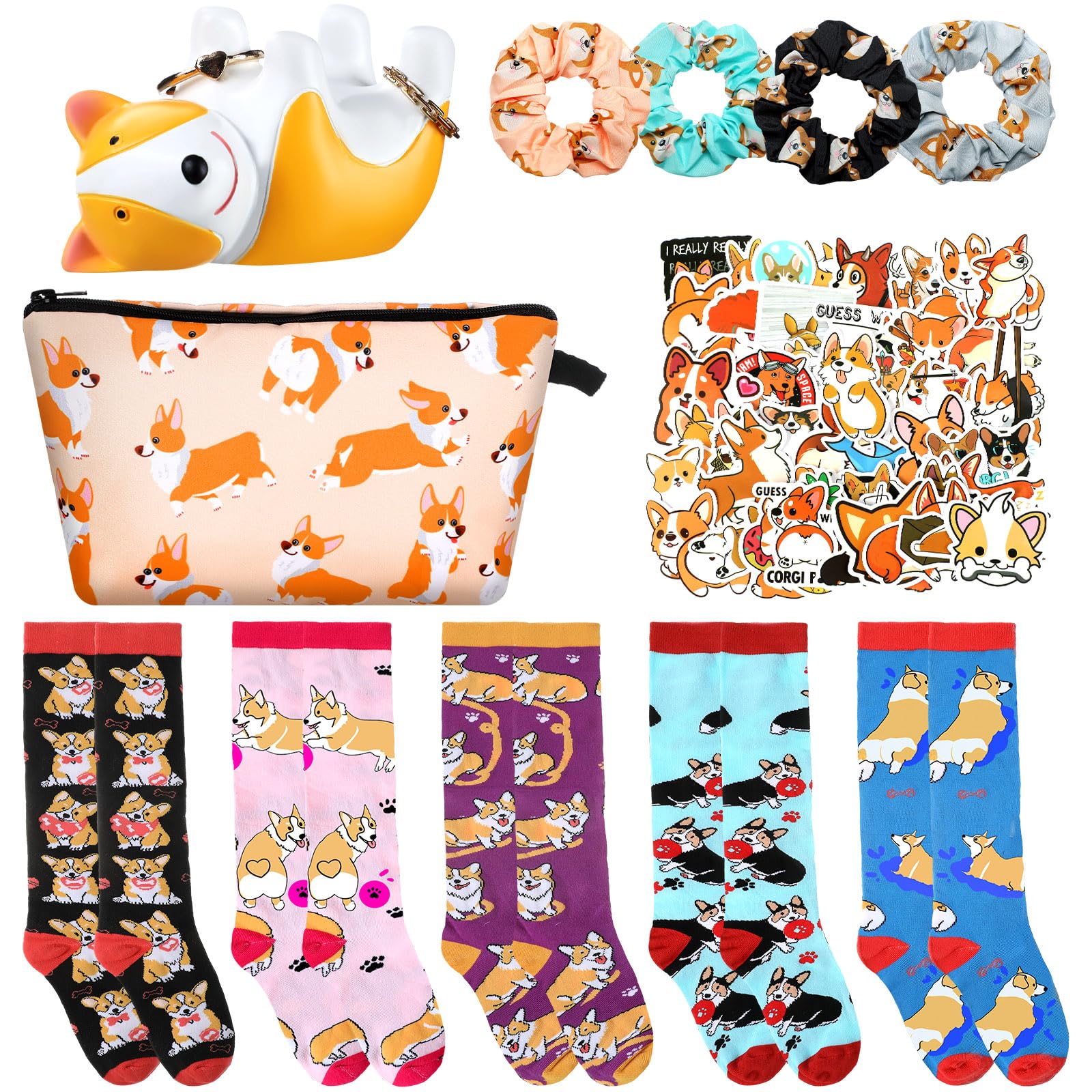 Amazon.com: Hotop 61 Pcs Corgi Gifts Set for Dog Lovers, Includes 5 ...