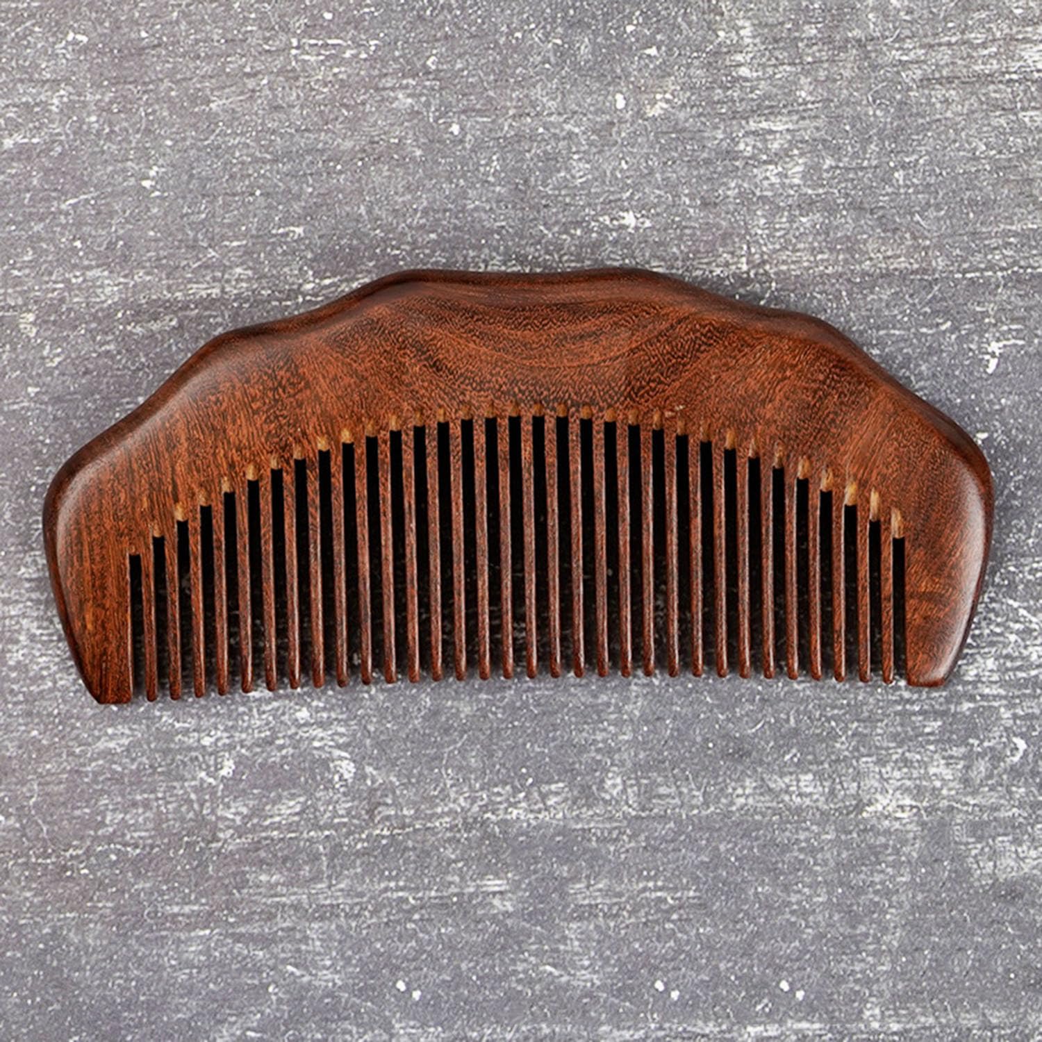 WADY Handmade 100% Natural Sandalwood Hair Combs, Wooden Labor Comb ...
