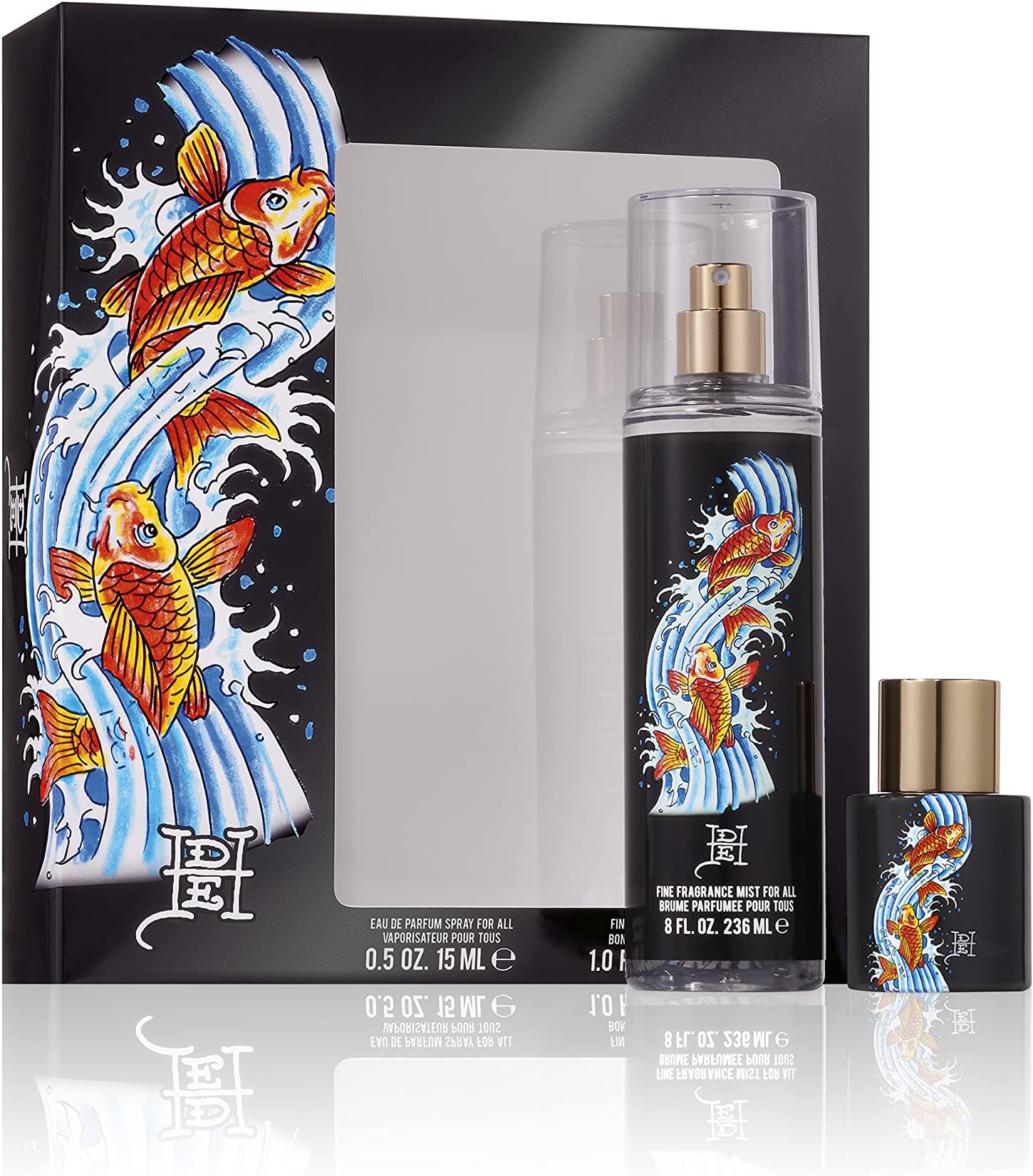 Amazon.com : Ed Hardy Men & Women's Fragrance Set, Eau De Parfum, Koi ...