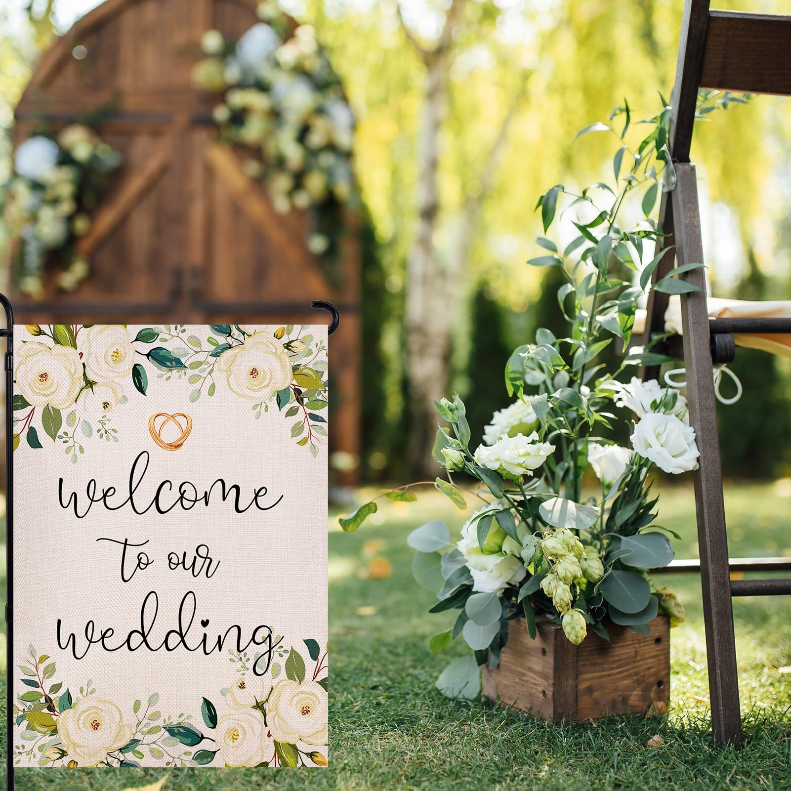 Wedding garden flag 60 photos - Astyledwedding.com