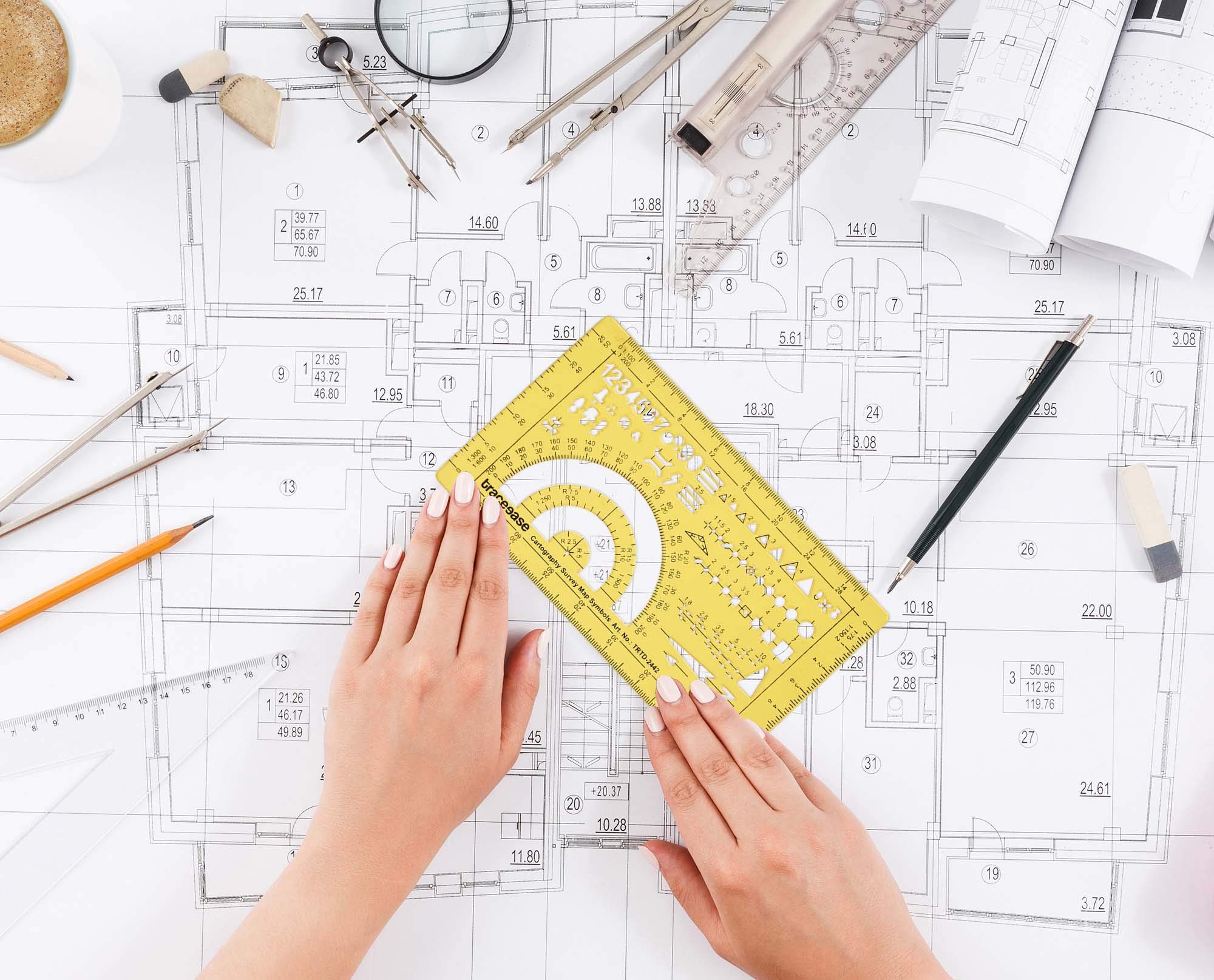 Snapklik.com : Traceease Map Drafting Cartography Survey Map Symbols ...