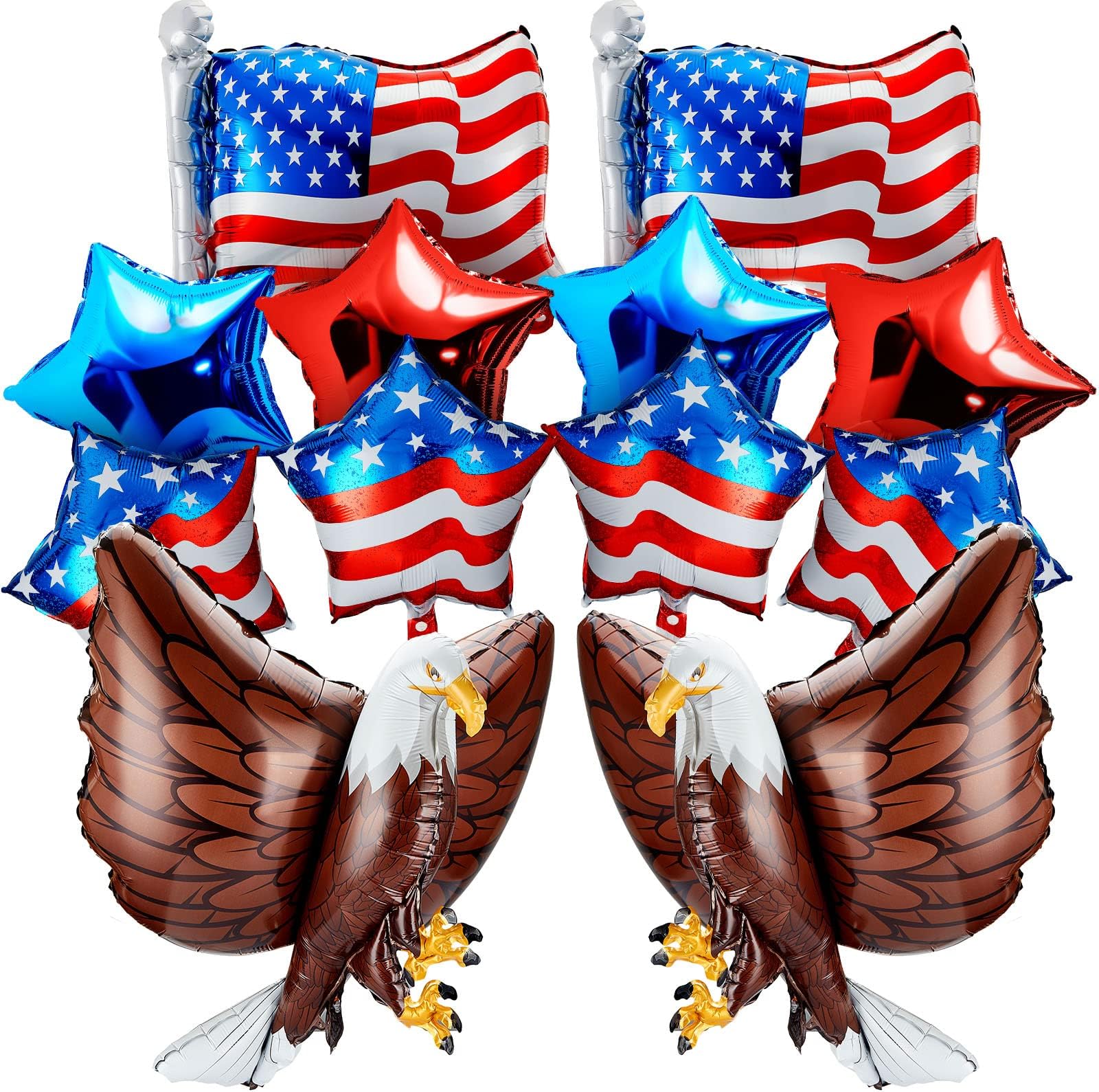 Amazon.com: Anagram Patriot Star Cluster Airloonz Foil Mylar Party ...