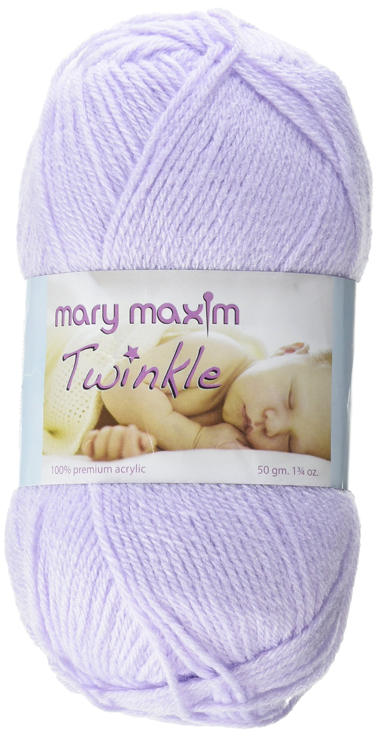 Amazon.com: Mary Maxim Twinkle Yarn, Lilac