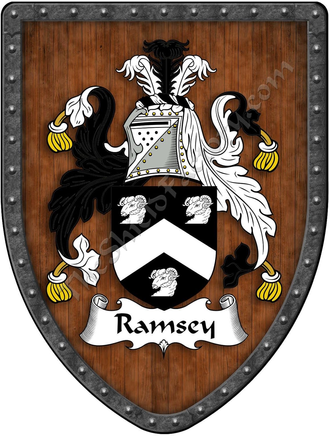 Amazon.com: Ramsey Family Crest Custom Coat of Arms, Family Ancestry ...