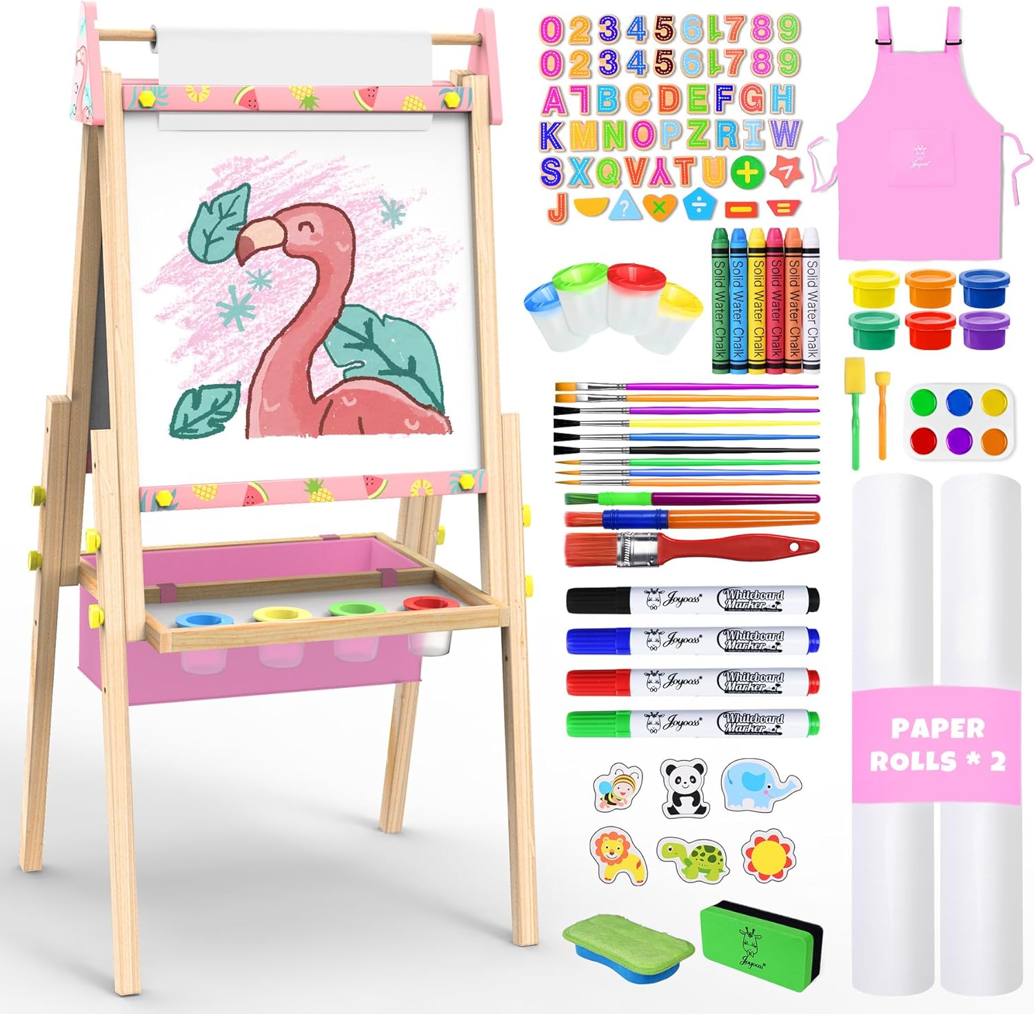 Amazon.com: Joyooss Art Easel for Kids Easel for Toddlers,Adjustable ...