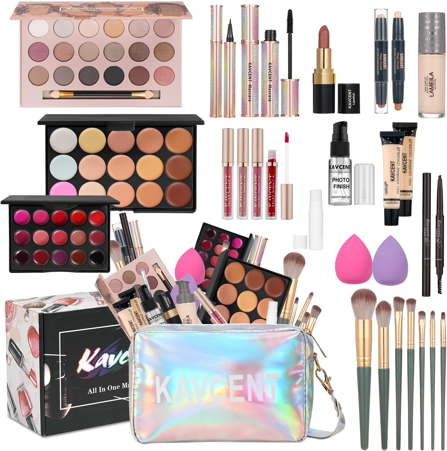 Amazon.com : Makeup Sets for Teens Makeup Kit for Women Full Kit Makeup ...