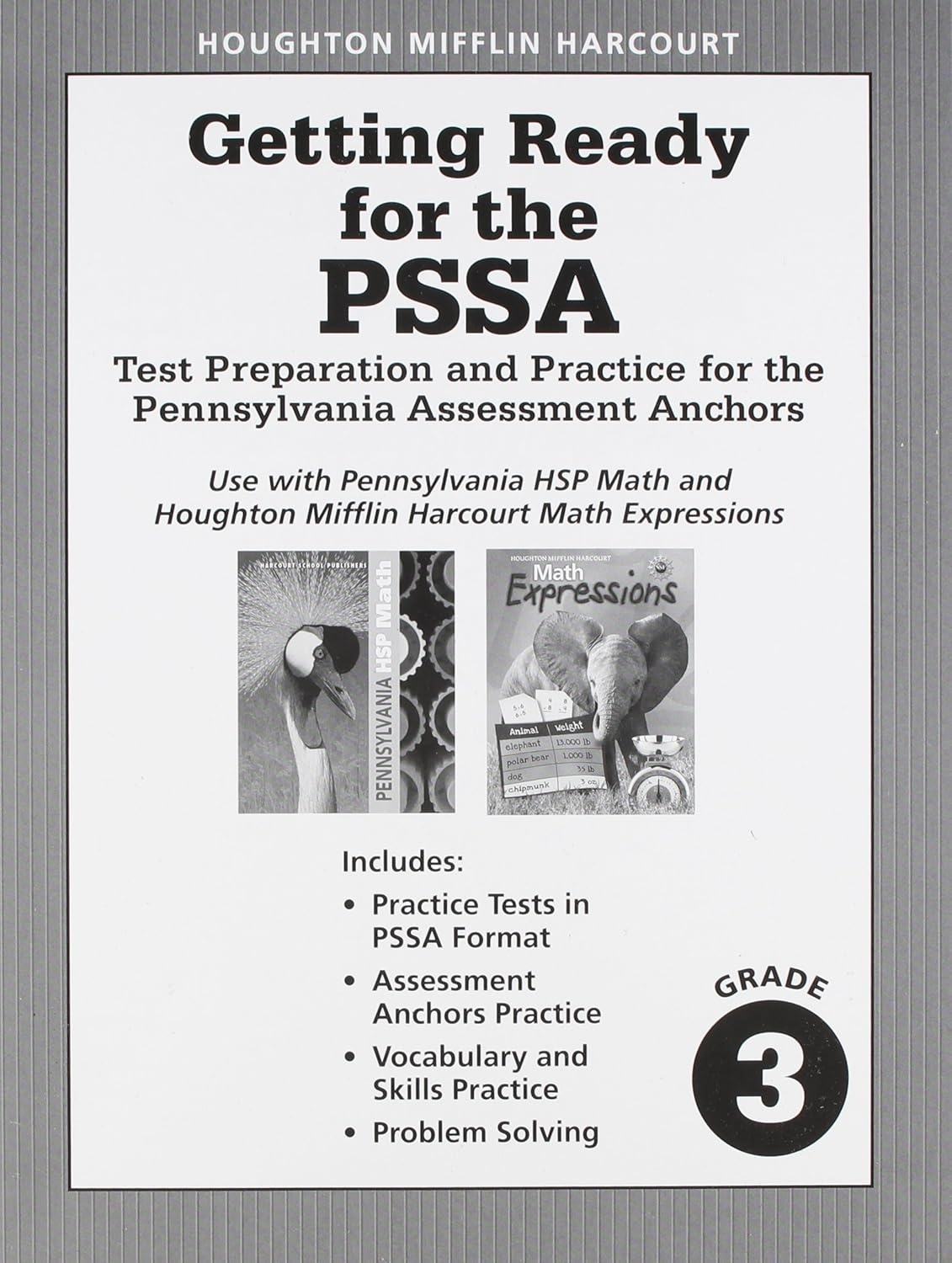Math, Grade 3 Practice for the Pssa: Harcourt School Publishers Math ...