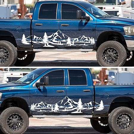Amazon.com - TOTMOX Mountain Car Stickers and Decals Vinyl Car Decals ...